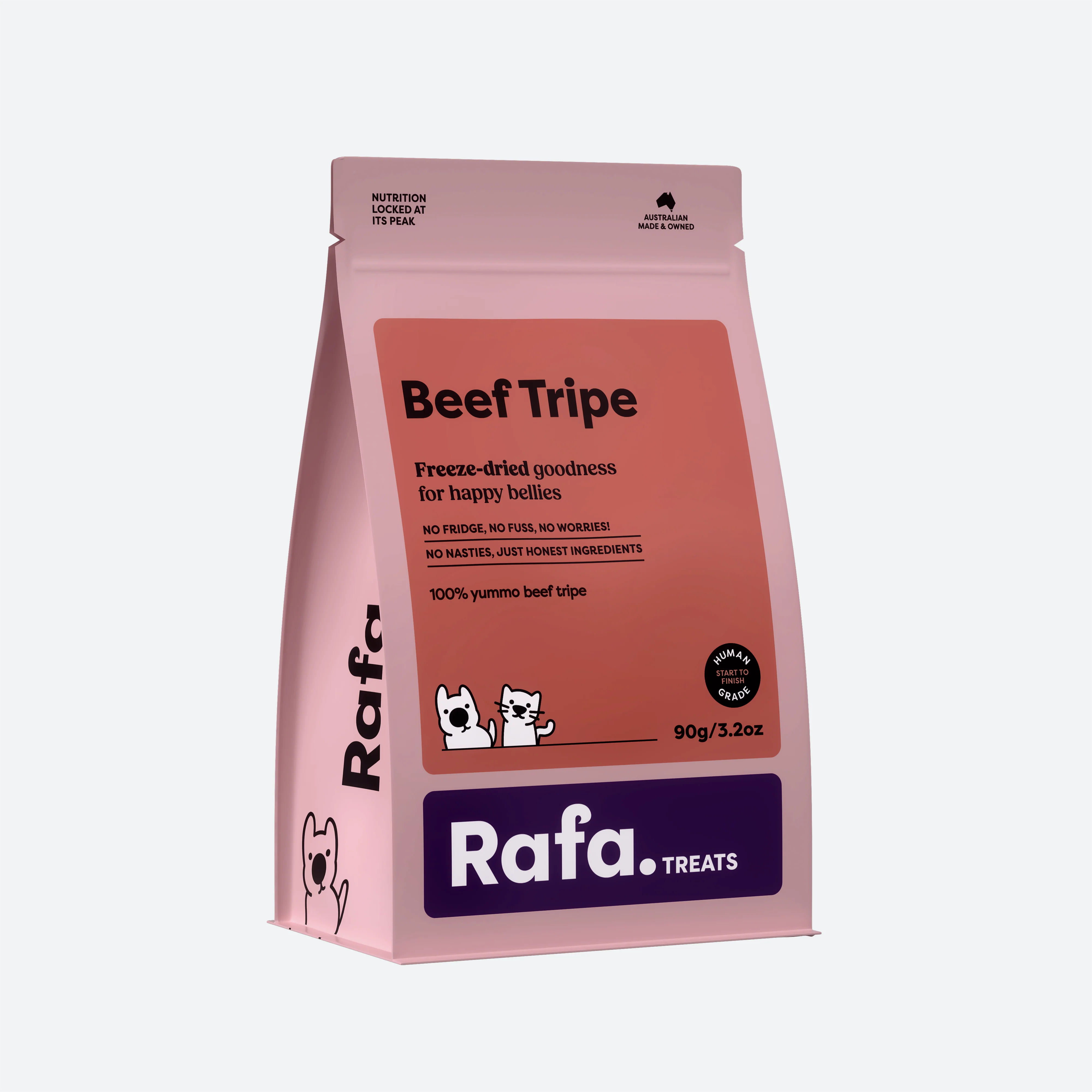 RAFA Raw Freeze-Dried Treats | Human-Grade Beef Tripe 90g